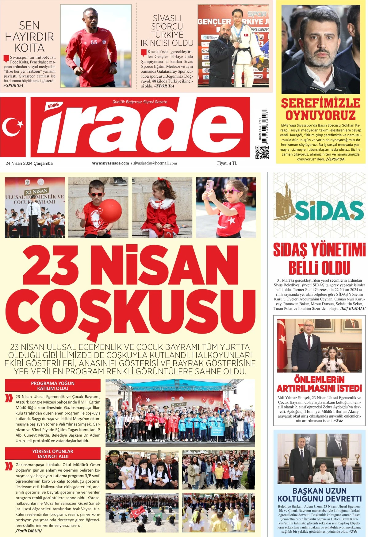 24.04.2024 - Sivas Haberleri